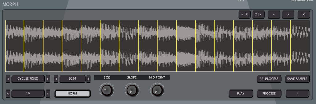 Audio Morpher – Homegrown Sounds